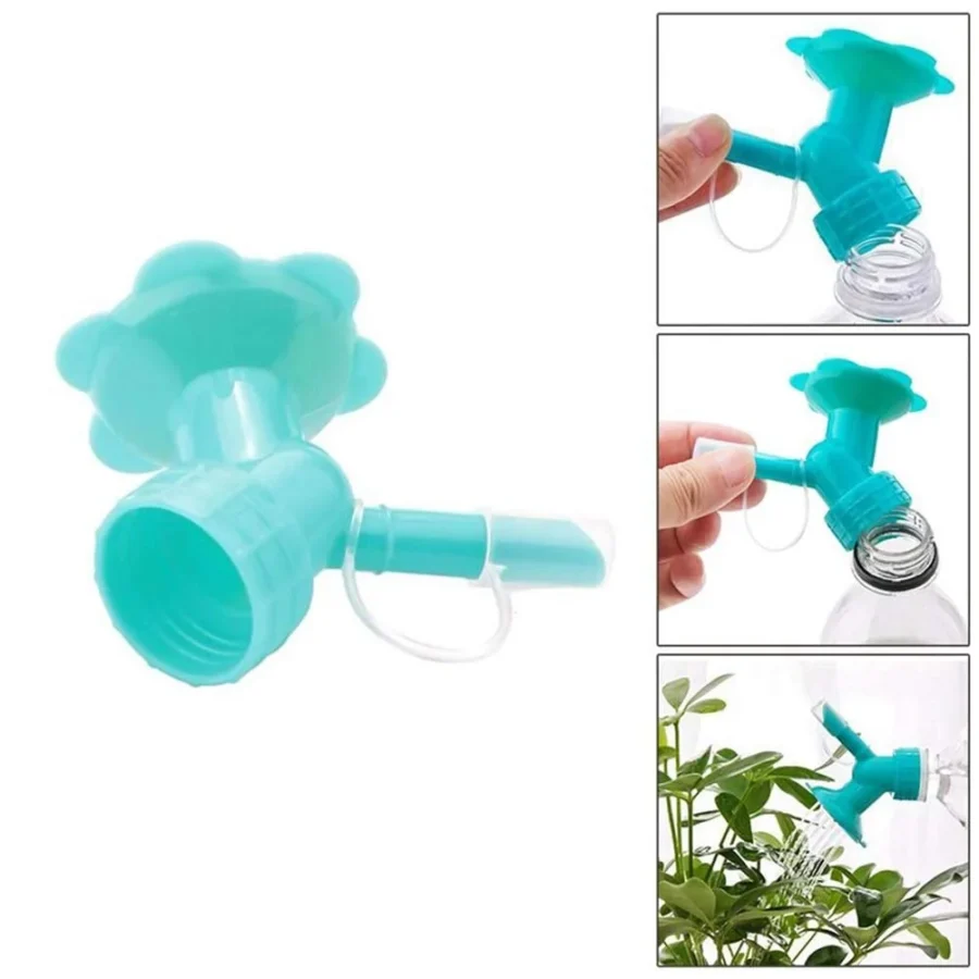 SpiderJuice Dual Head Bottle Cap Sprinkler Watering Plant