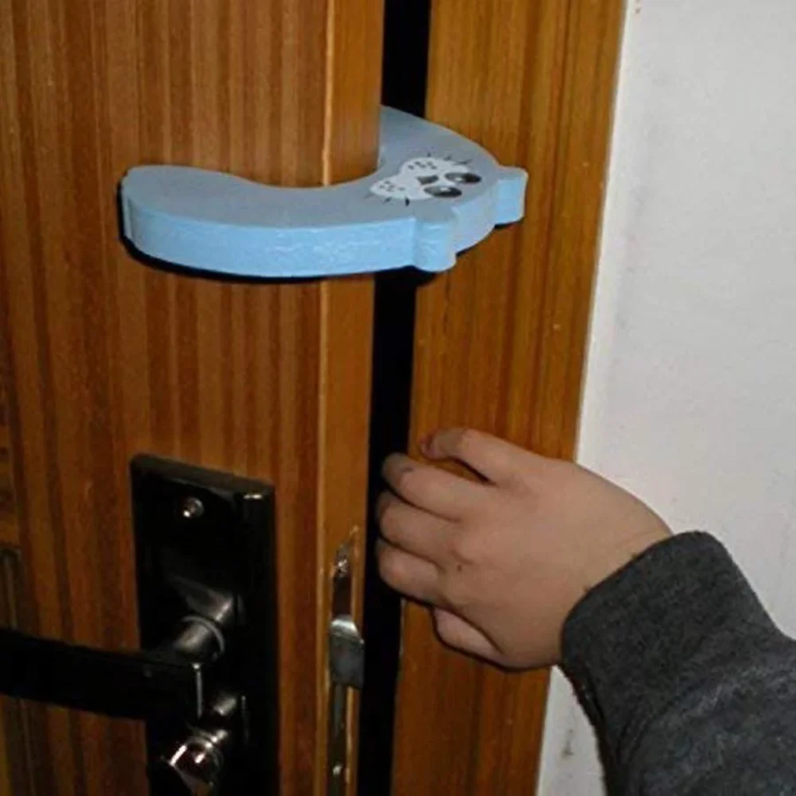 SpiderJuice 5 Cute Animal-Pattern Door Guard for Baby Safety