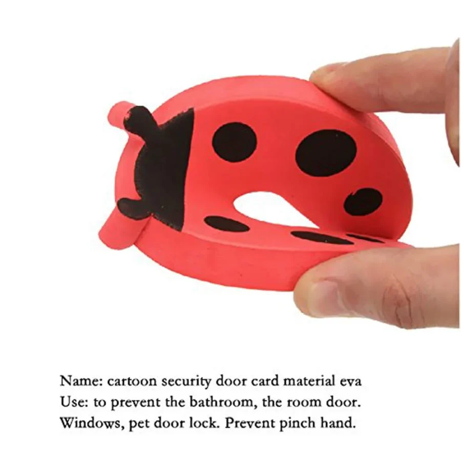 SpiderJuice 5 Cute Animal-Pattern Door Guard for Baby Safety