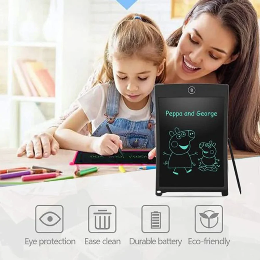SpiderJuice LCD Writing Pad Tablet with Pencil and Buttons
