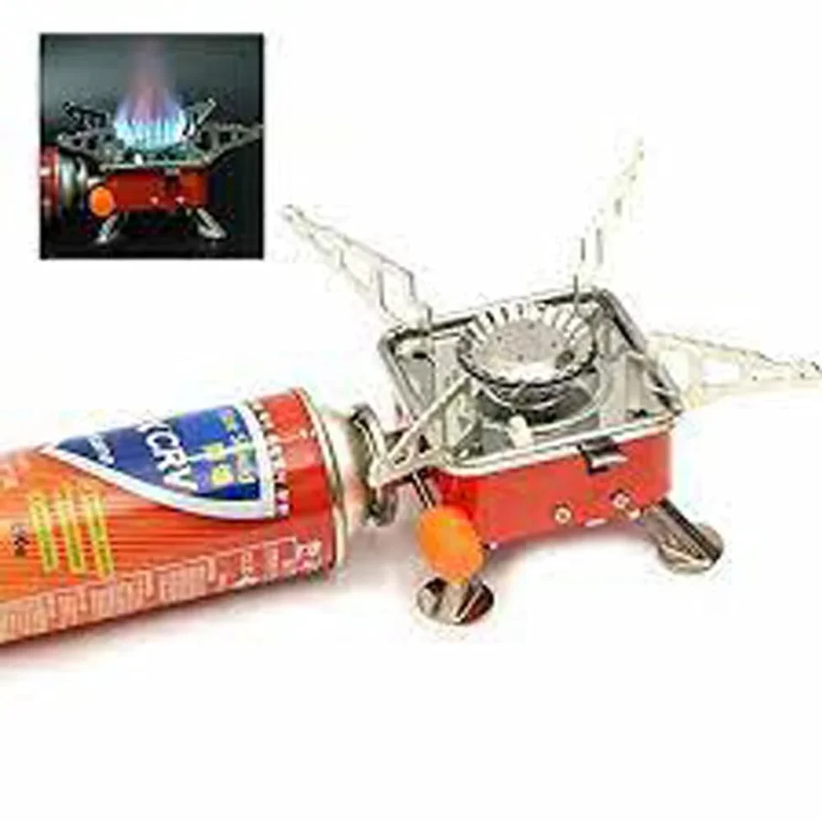 SpiderJuice Portable folding Mini Travel Gas Stove Windproof