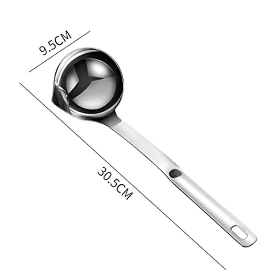 SpiderJuice Grease Separator Ladle Spoon with Long Handle
