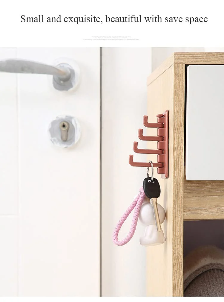 SpiderJuice Self-Adhesive Rotating Hook 180 Degree for home